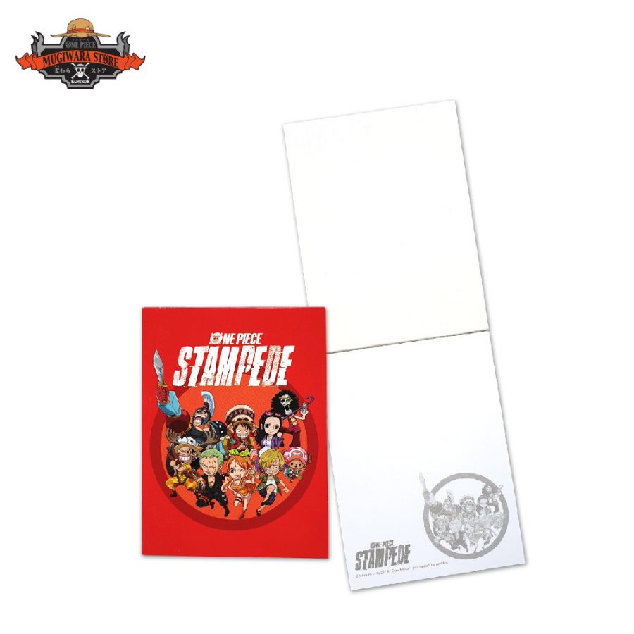 (L)Mini Notepad3x4″ OP Stampede RD วันพีซ มูกิวาระ – Mugiwara Thailand